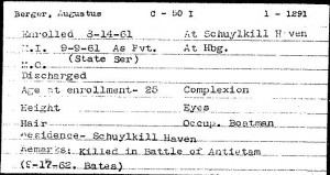 Civil War Blog » Four Who Died at Antietam