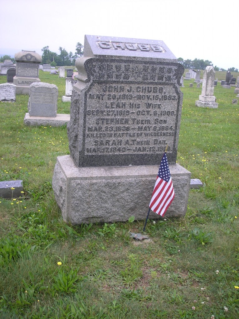 Civil War Blog » Stephen Chubb – Killed at the Wilderness